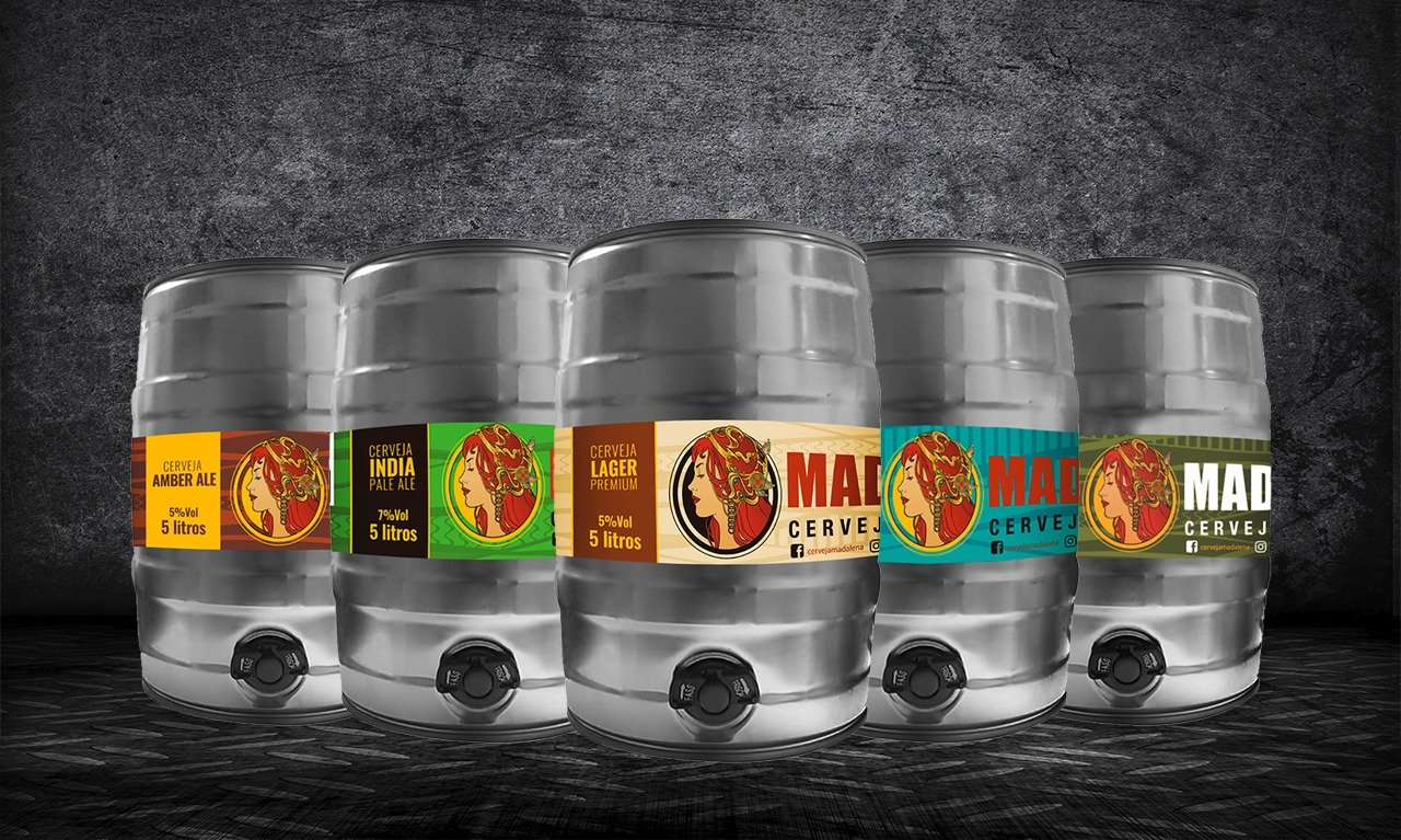 Cervejaria Madalena lança nova embalagem de barril de 5 litros – Catalisi
